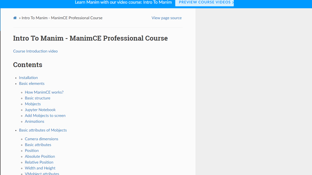 Manim Examples