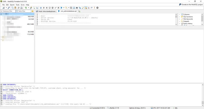 Restore Mysql Database Using Heidisql In Simple Way