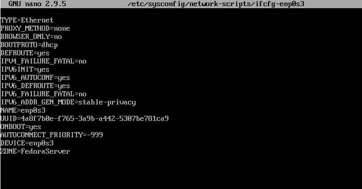 How to Configure Static IP Address on Fedora 28 Server - Manjaro dot site