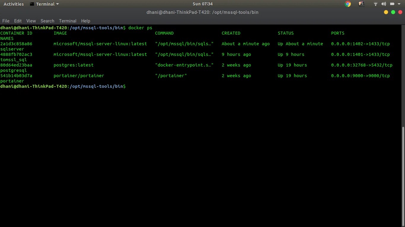 How To Run Sql Server Container On Ubuntu 1804 Manjaro Dot Site