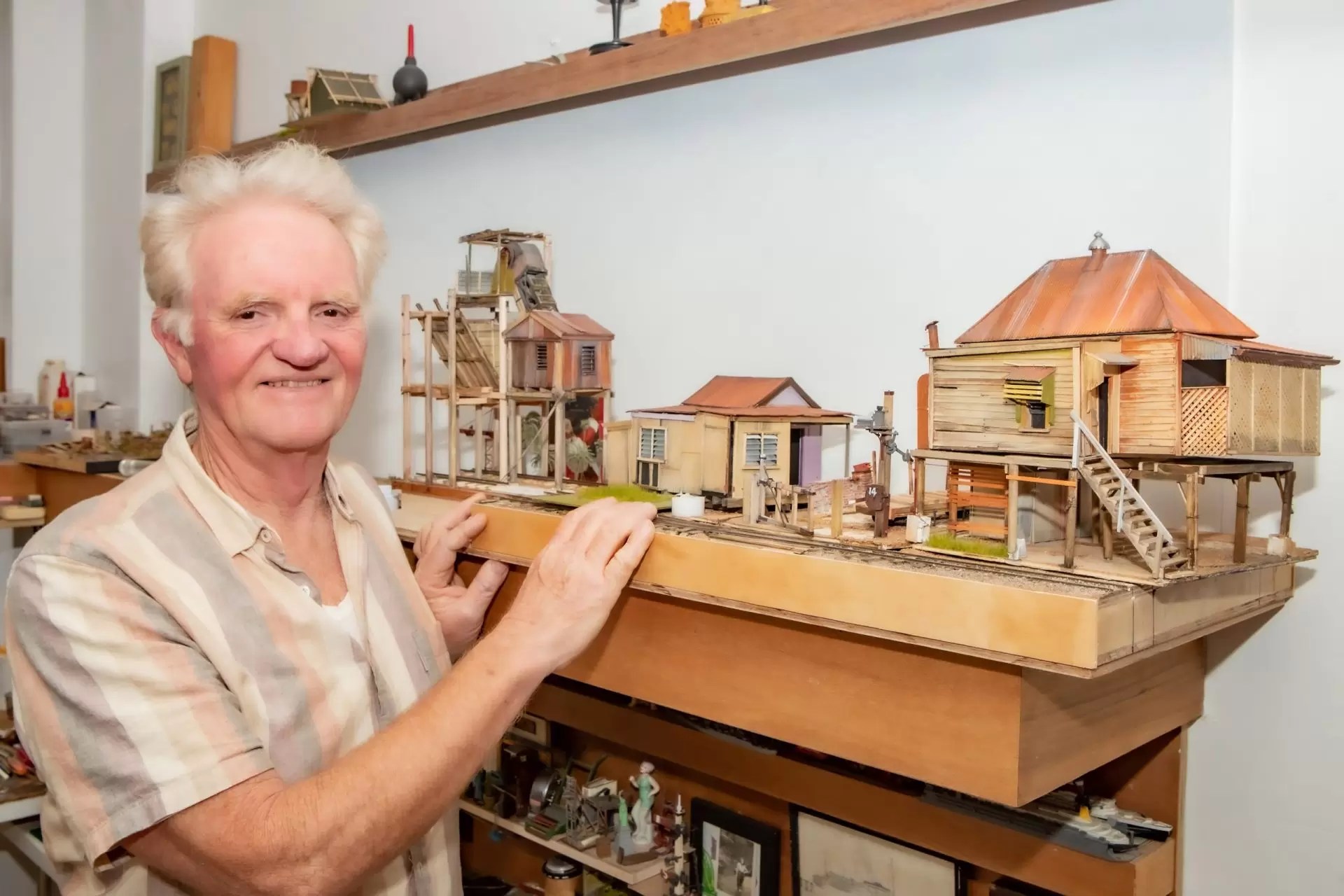 Kim Marsh, maker of imaginative miniature models - Manly Observer