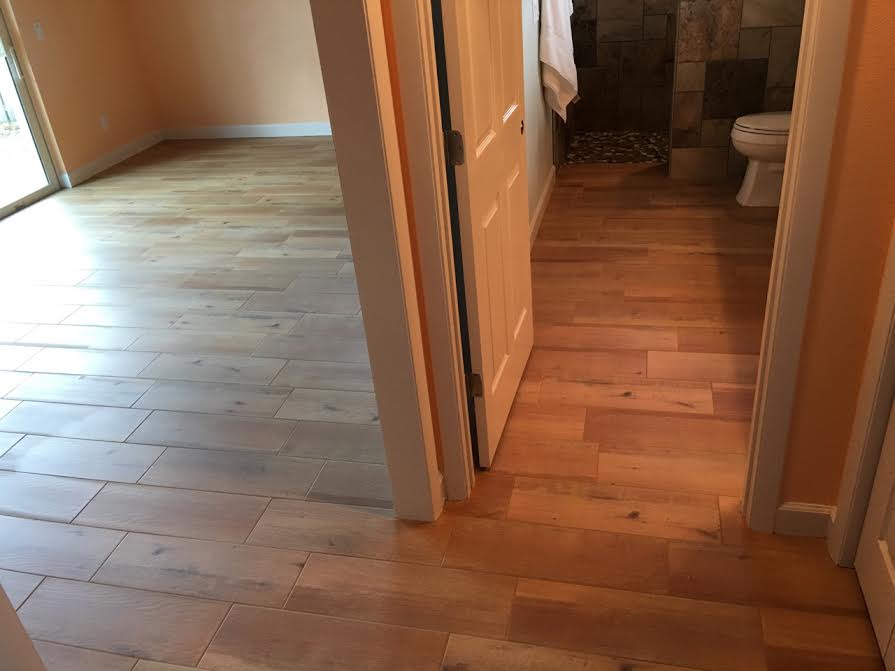 Wood Look Tile - Mann Tile Design Studio and Installation