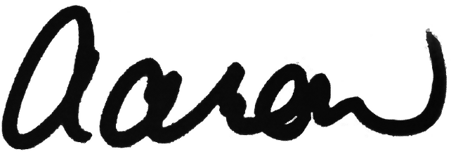 Aaron Signature | Man versus Cake