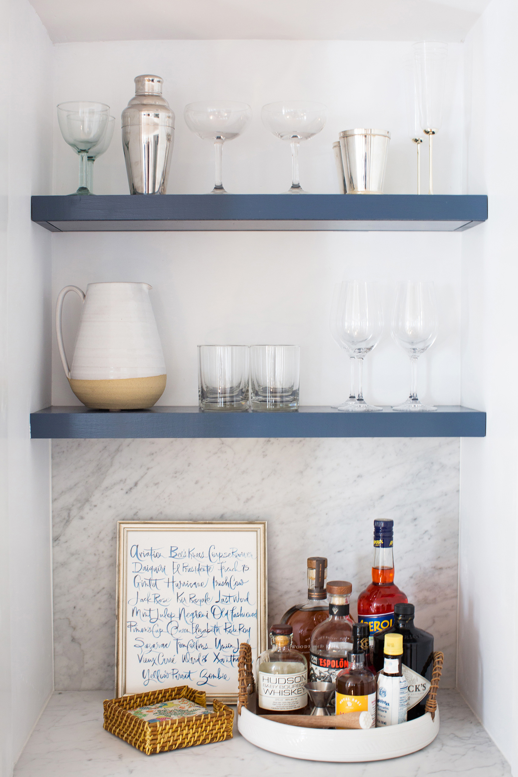 Our Built-In Bar - Map & Menu