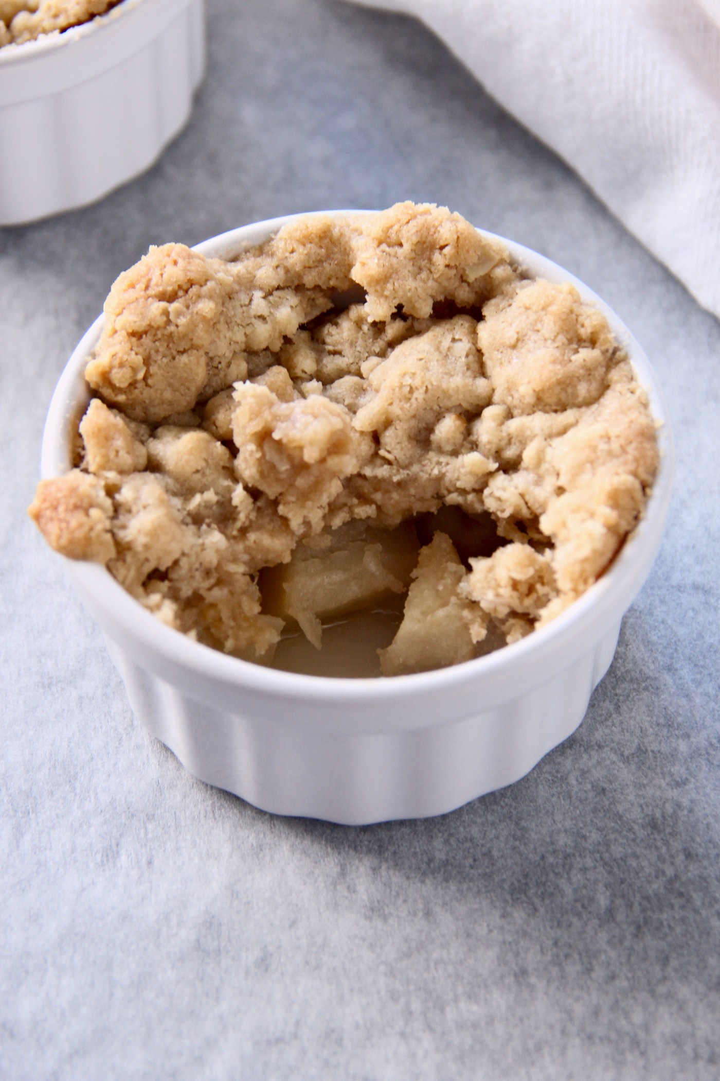 Quick and Easy Apple Crumble for Two - Maple et Chocolat