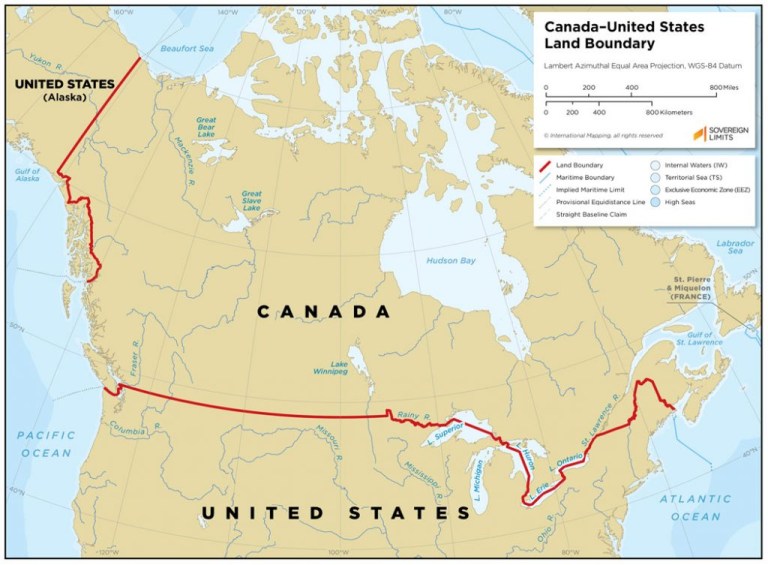 Map Of Us Canada Border Crossings Printable Map Of The US map-of-us-canada-border-crossings-printable-map-of-the-us
