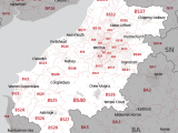 Map Of Bs Postcode Districts Bristol Maproom