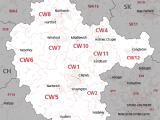 Cw Postcode Districts Map Preview Maproom
