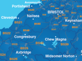 Best Uk Postcodes Map With All The Postcode Districts Post Towns And