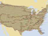 Amtrak Route Map Mapsof Net