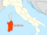Location Of Sardinia Map Mapsof Net