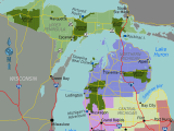 Michigan Regions Map Mapsof Net