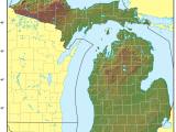 Michigan Relief Map Mapsof Net