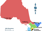 Ontario Regions Map Mapsof Net