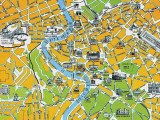 Rome Touristic City Map Mapsof Net