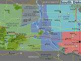 South Dakota Regions Map Mapsof Net