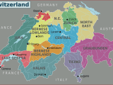 Switzerland Regions Mapsof Net