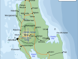 Topographic Map Of Zanzibar Mapsof Net