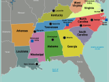 Southern Usa Map