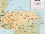 Honduras Physical Map Mapsof Net