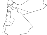 Jordan Governorates Blank Mapsof Net