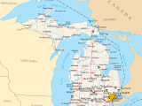 Michigan Reference Map Mapsof Net