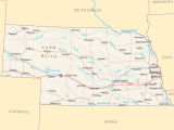 Nebraska Reference Map Mapsof Net