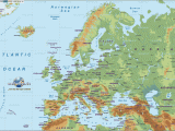 Physical Map Of Europe Mapsof Net