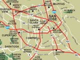 Street Of San Jose Ca Area Map
