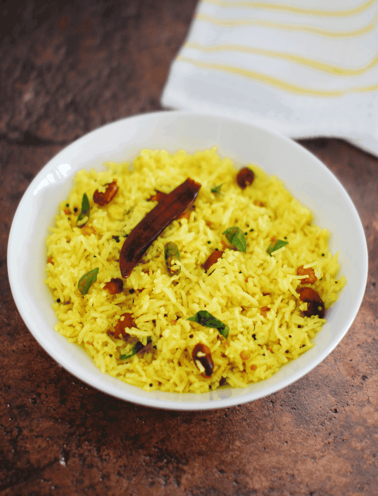 Lemon Rice Recipe - Quick And Easy Variety Rice Recipe