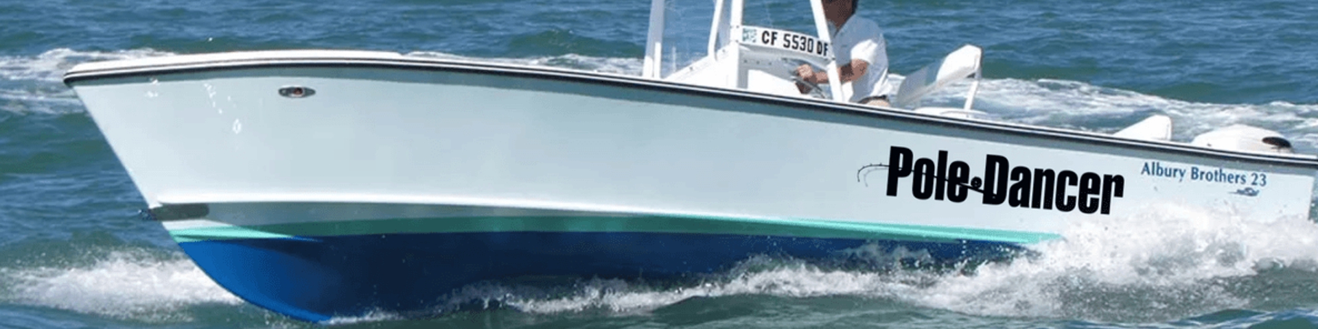Pole Dancer boat names - Boat Lettering