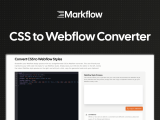 Convert Css To Webflow Styles Markflow Markflow Copy From Anywhere