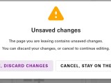 Unsaved Changes Warning In Angular