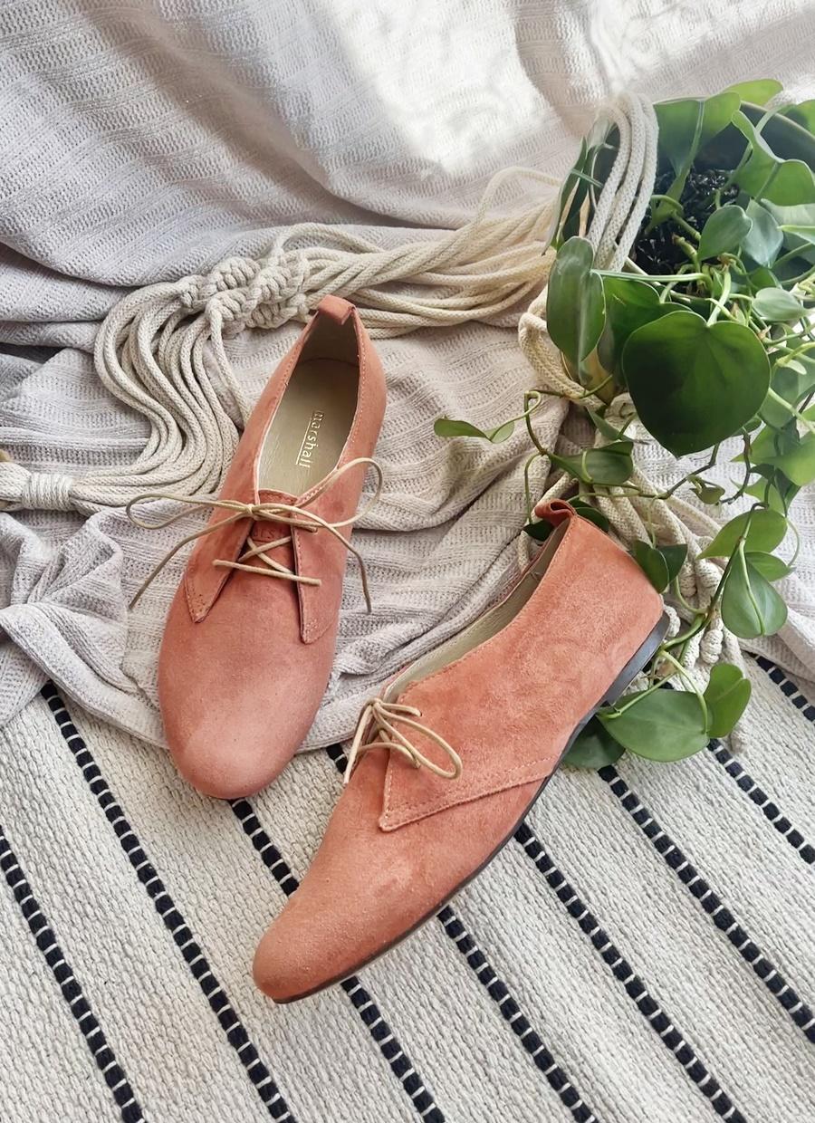 Marshall Półbuty Pampa Raspberry - Marshall shoes