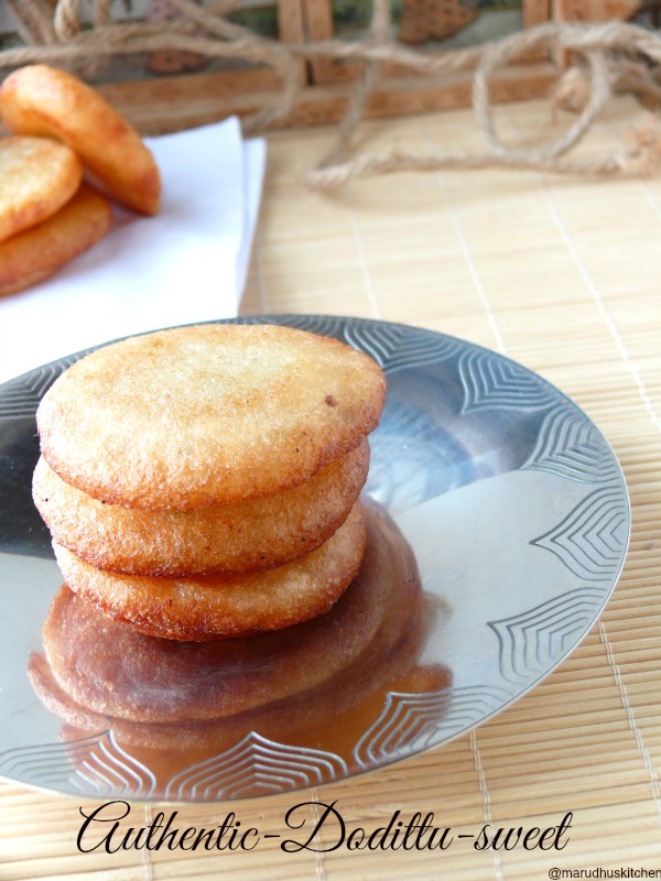 simple sweet recipe/Dodittu sweet/easy sweet dish - Marudhuskitchen
