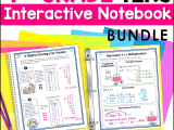 4th Grade Fractions Interactive Notebook Marvel Math