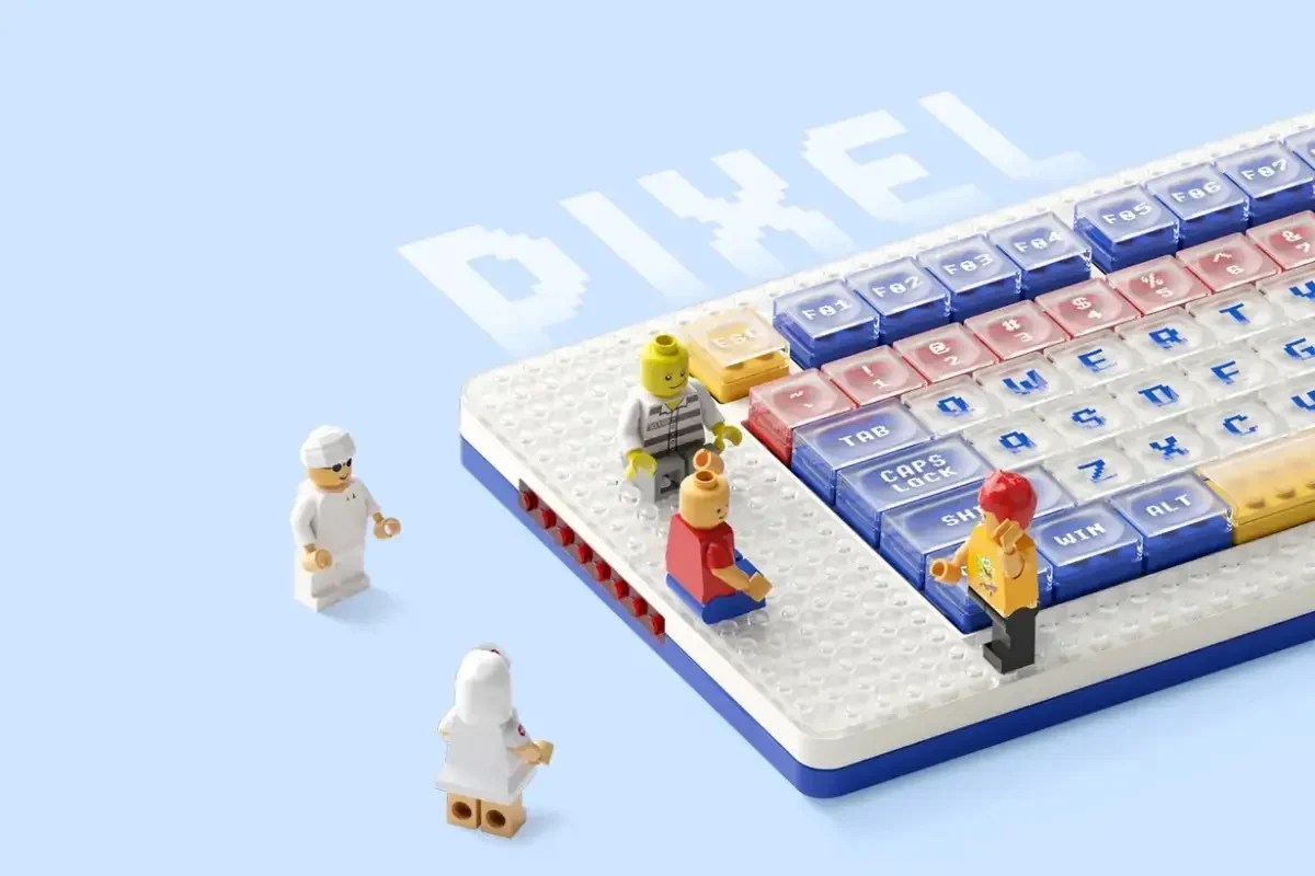 MelGeek's new mechanical keyboard Pixel, highly customizable with LEGO ...