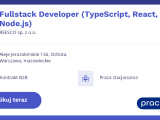 Oferta Pracy Fullstack Developer Typescript React Node Js Reesco