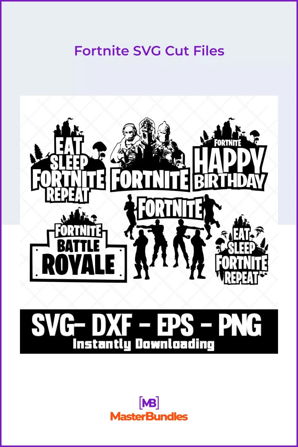 Free Fortnite 8Th Birthday Svg SVG Cut Files for Silhouette Cameo ...