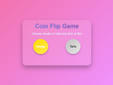 Github Masteryashgupta Coin Flip A Responsive And Animated Coin Flip