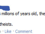 Facebook Creationist Math Fail