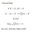 Math Marriage Proposal Math Fail