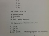Math Test Fail Math Fail