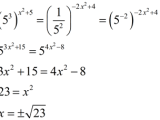 Exponential Equations Mathbitsnotebook A2