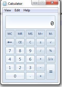 MS Windows Calculator GUI | Math ∞ Blog
