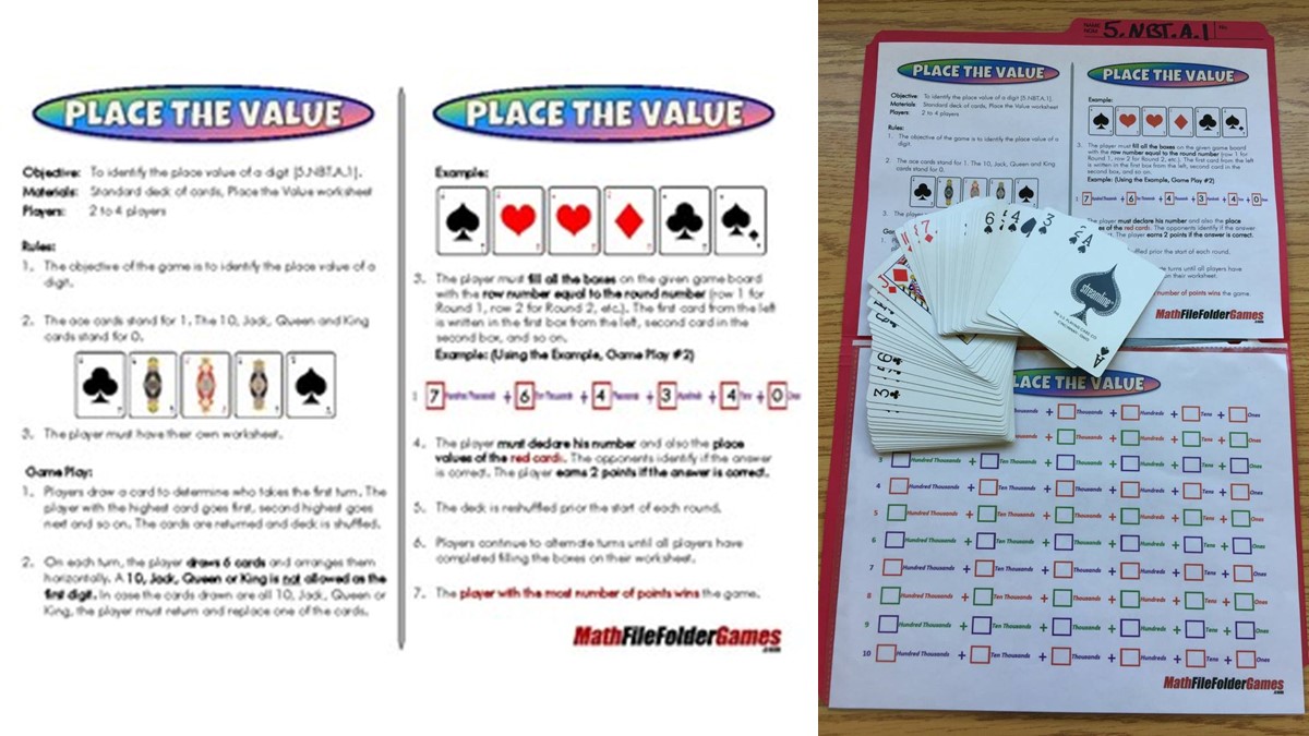 Master Place Value with this Engaging Printable Game