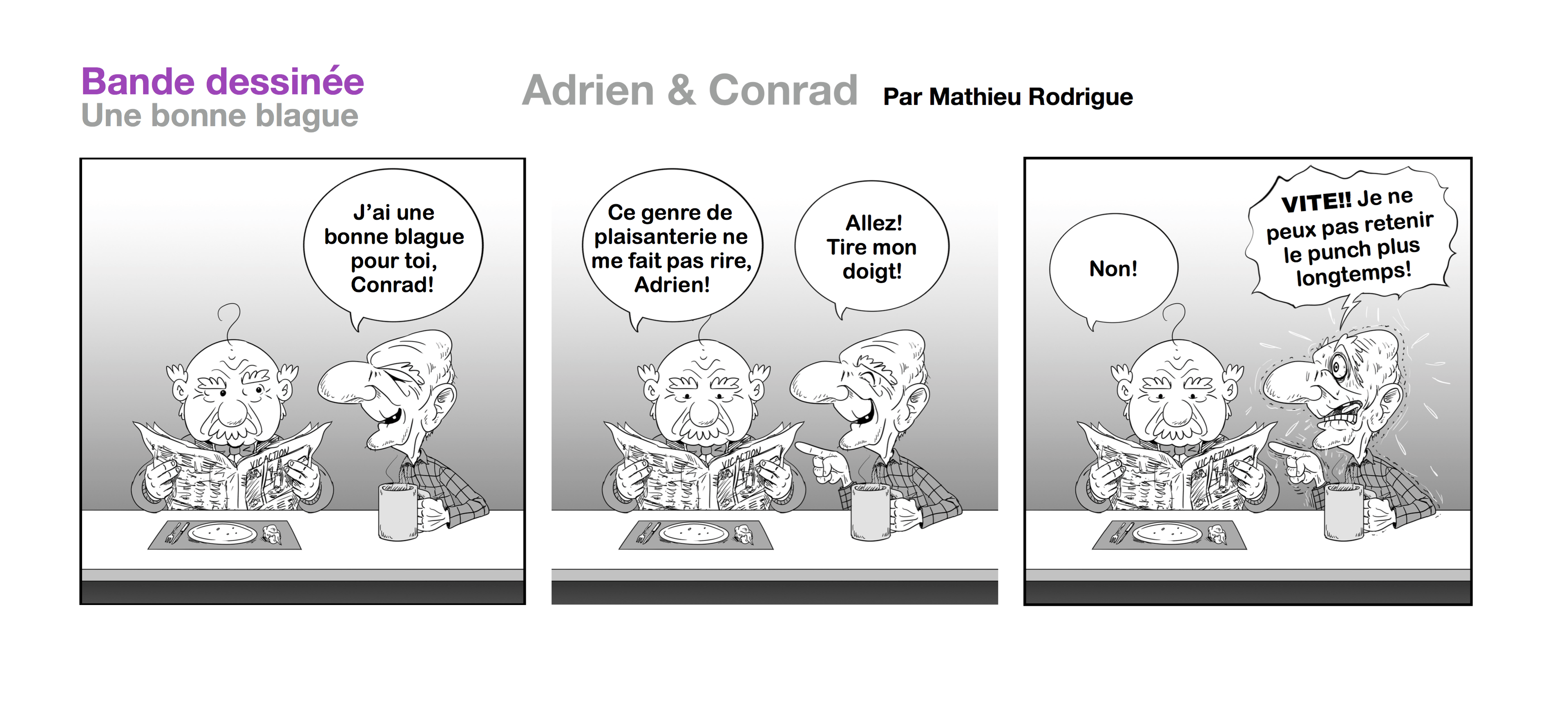 Adrien & Conrad Strip#003 – Illustrations MR