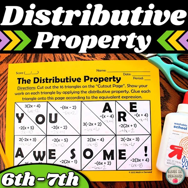 Distributive Property Math In Demand