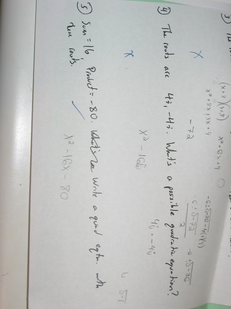 From Complex Roots To A Quadratic Equation Math Mistakes from-complex-roots-to-a-quadratic-equation-math-mistakes