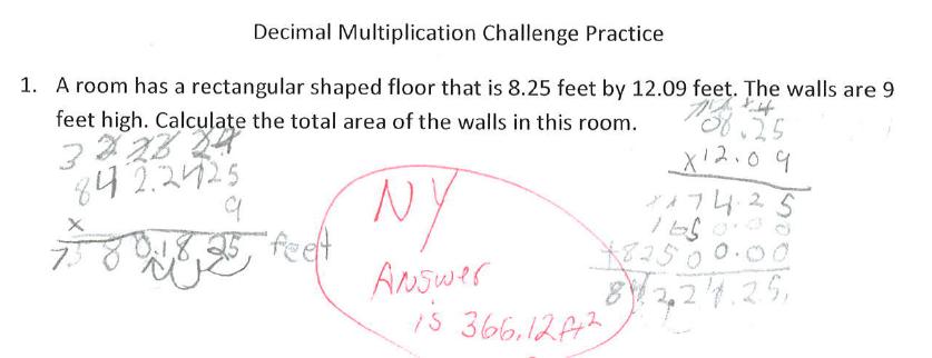 Area of Walls – Math Mistakes